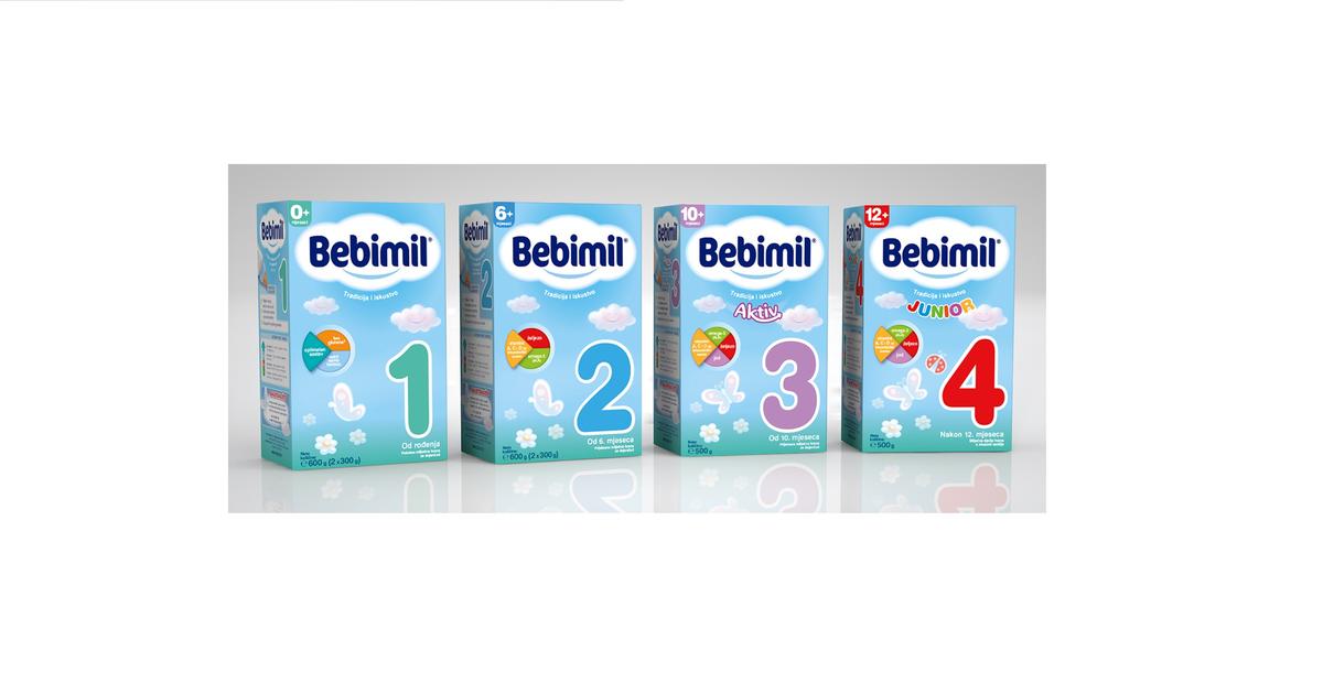 Novi izgled ambalaže Bebimil mlijeka | missMAMA